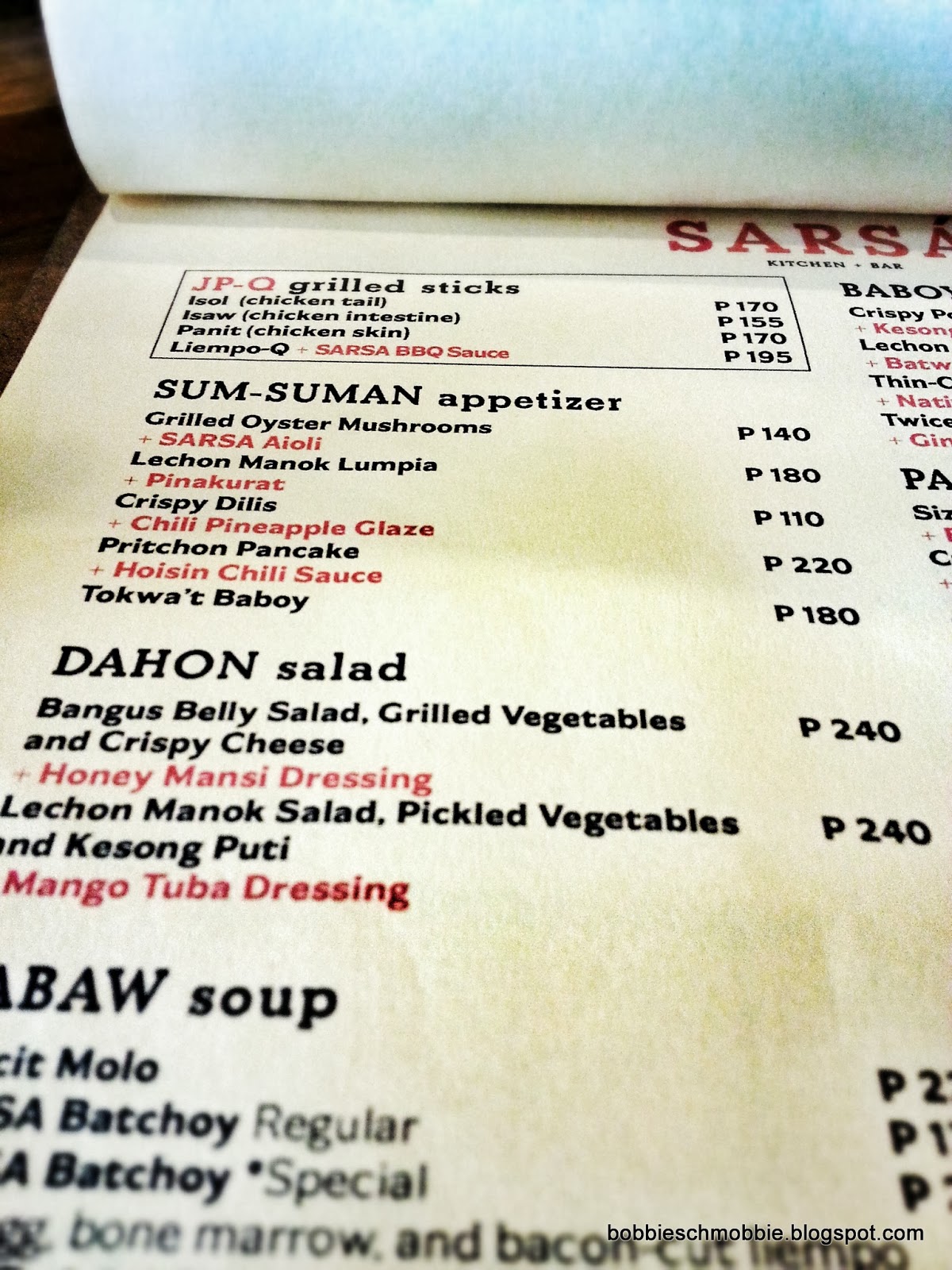 Food Ingenuity - SARSÁ Kitchen+Bar | A Poised Quill