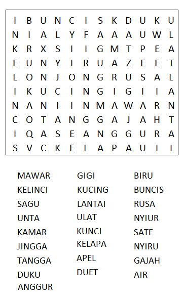 Resourceful-Parenting: Permainan Cari Kata