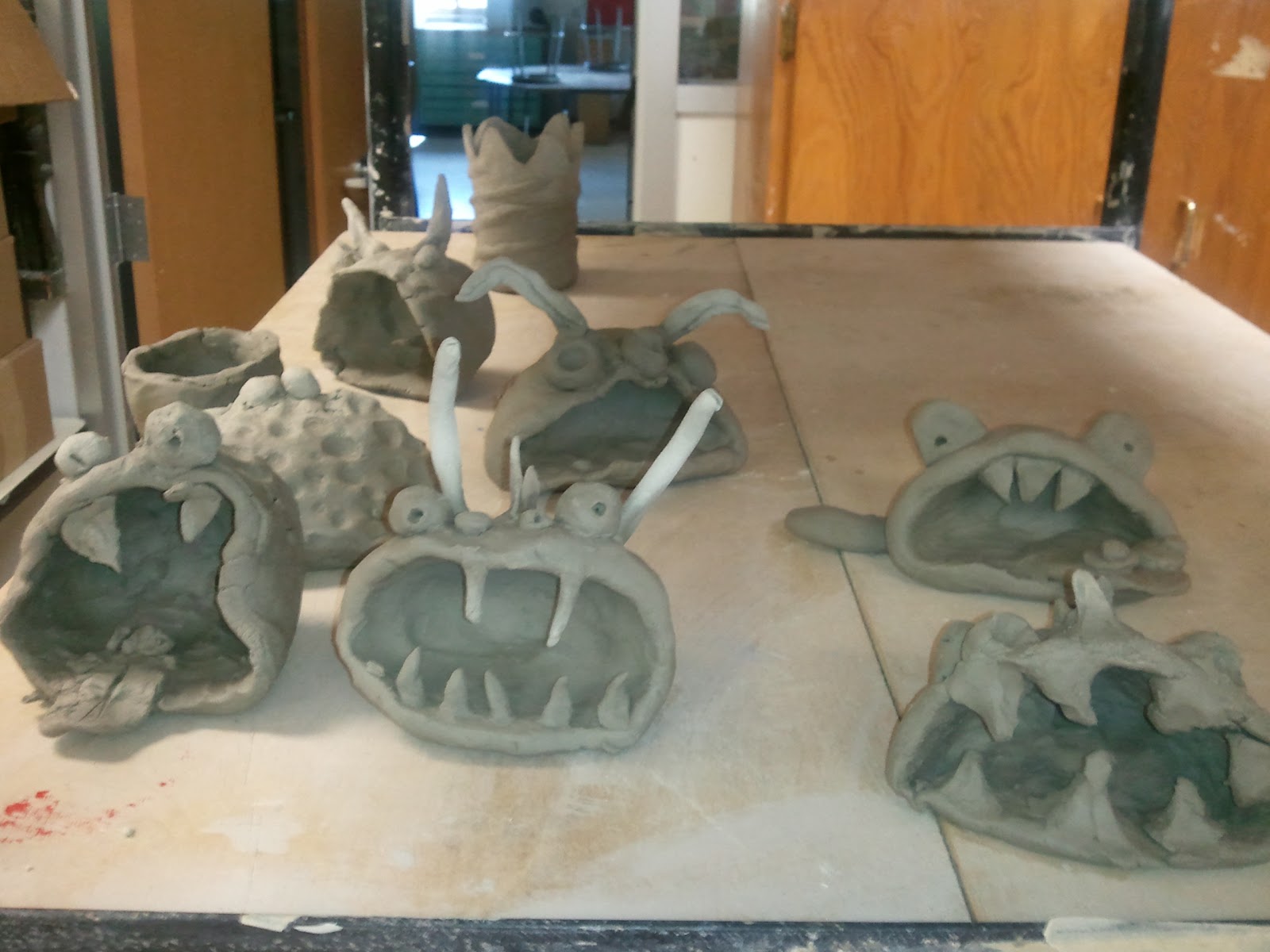 ARTrageous: Summer School Session 2- Pinch pot Monsters!!!