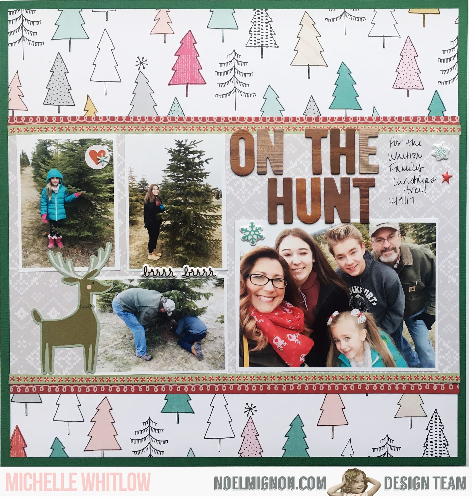 NoelMignon.com Layouts and Projects: The Whitlow Family Christmas Tree