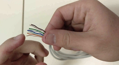 Cómo fabricar un cable Ethernet RJ45 con cable directo