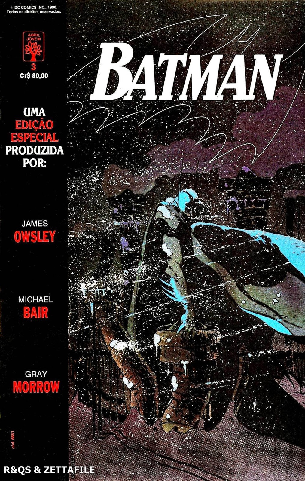 ROCK & QUADRINHOS SCANS: BATMAN 3-3ª SÉRIE(ED.ABRIL)-ABRIL DE 1990