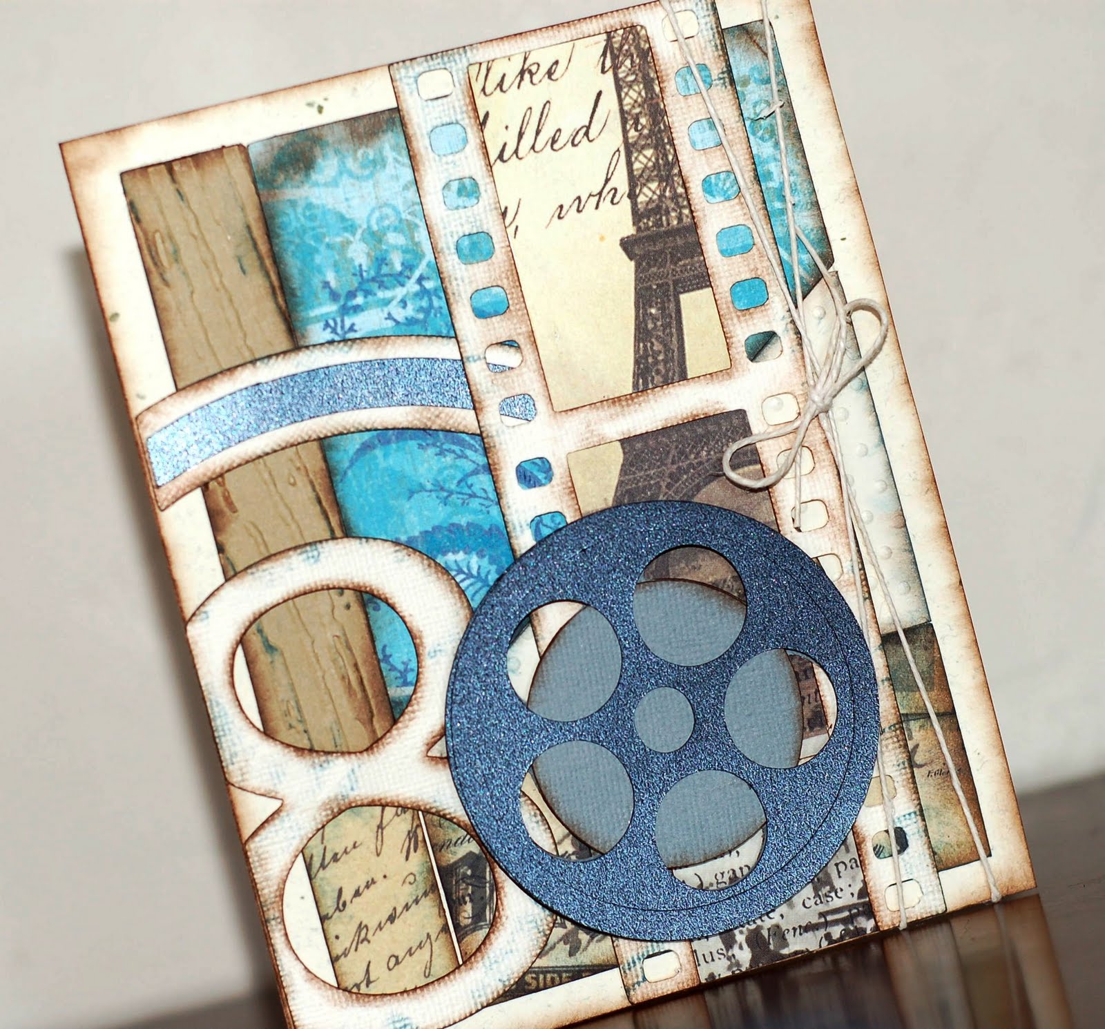 Paper Creations by Kristin: Old Movie Themed Card
