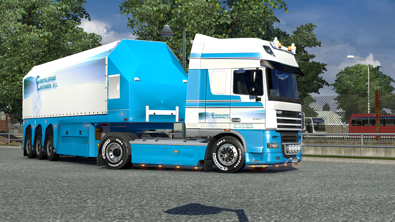 Euro Truck Simulator 2 España: SKIN GLASS CRISTALERIAS LANTARON