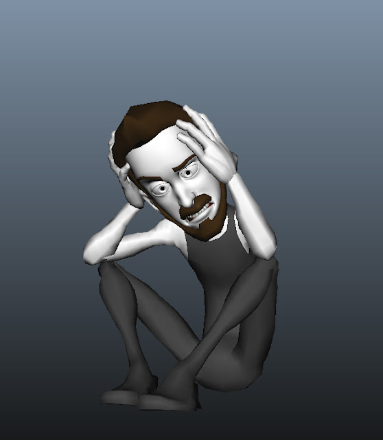 Todd Olson School Work: Panic pose