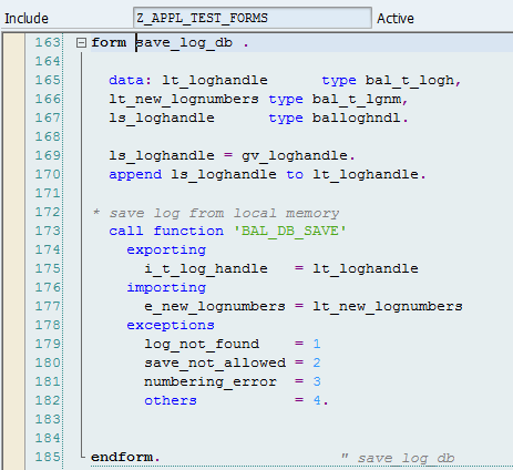 Write to SAP Application Log - SAP Integration Hub