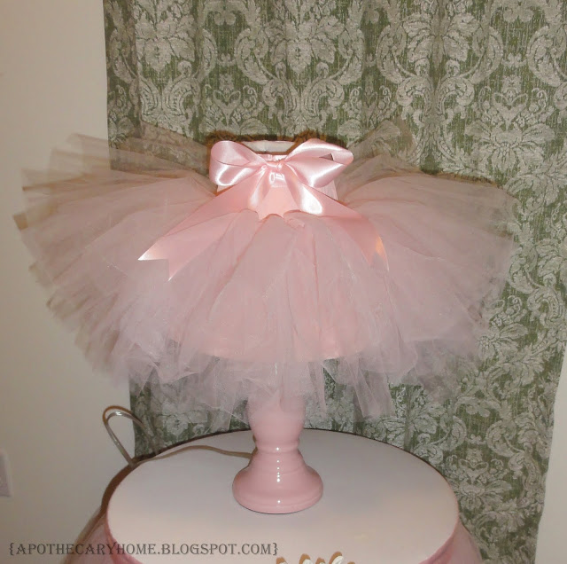 Apothecary Home: Tutu Lamp Shade {& tutu-torial}