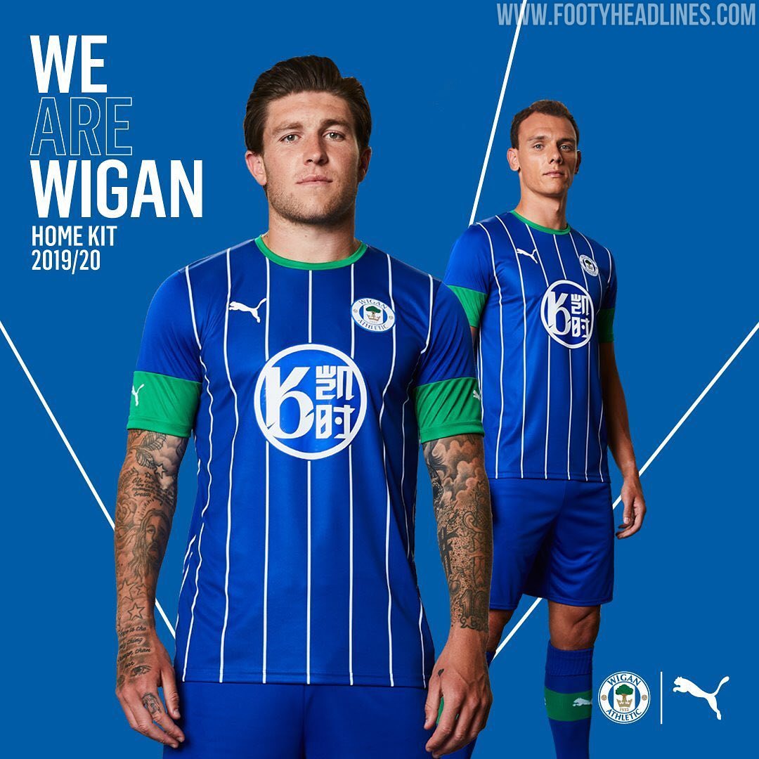 Wigan Athletic 19-20 Home & Away Kits Revealed - Footy Headlines