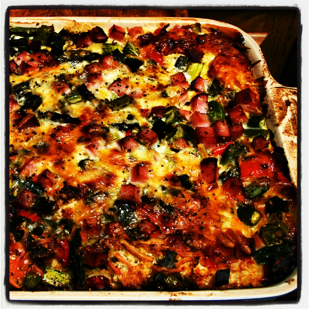 Love from the Kitchen: Ham and Asparagus Strata Recipe