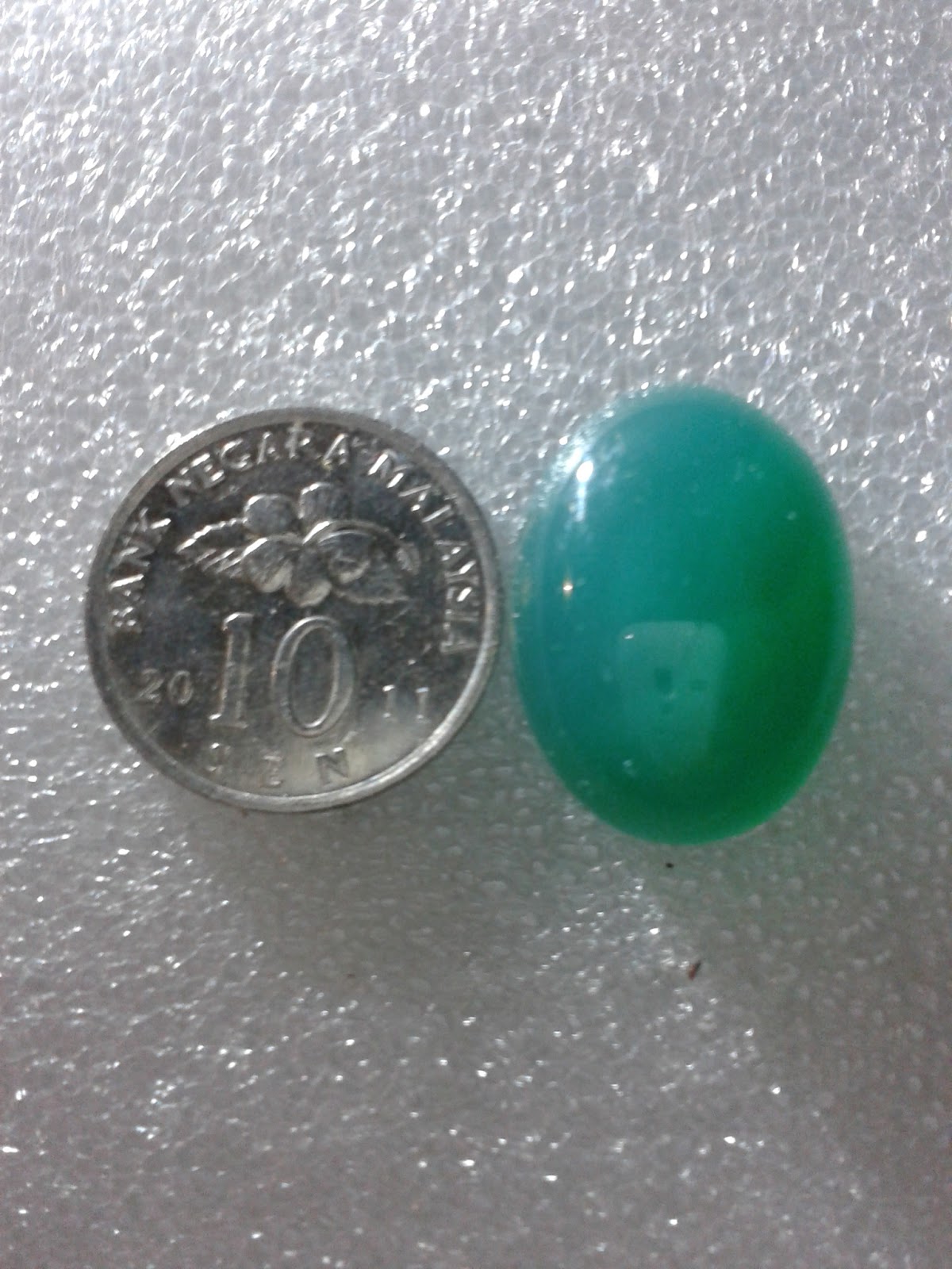 Koleksi Cincin Batu Permata: BMT-055 Batu Akik Hijau - RM80