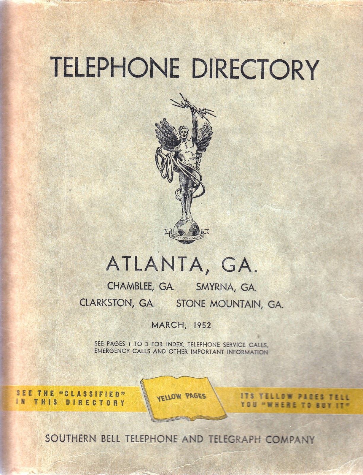 INSIDE BOB FOREMAN'S BRAIN PART 2: COVER ART: ATLANTA TELEPHONE ...