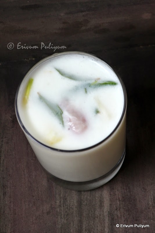 Erivum Puliyum: Pacha Moru | Sambaram | Spiced Buttermilk | Moru Vellam