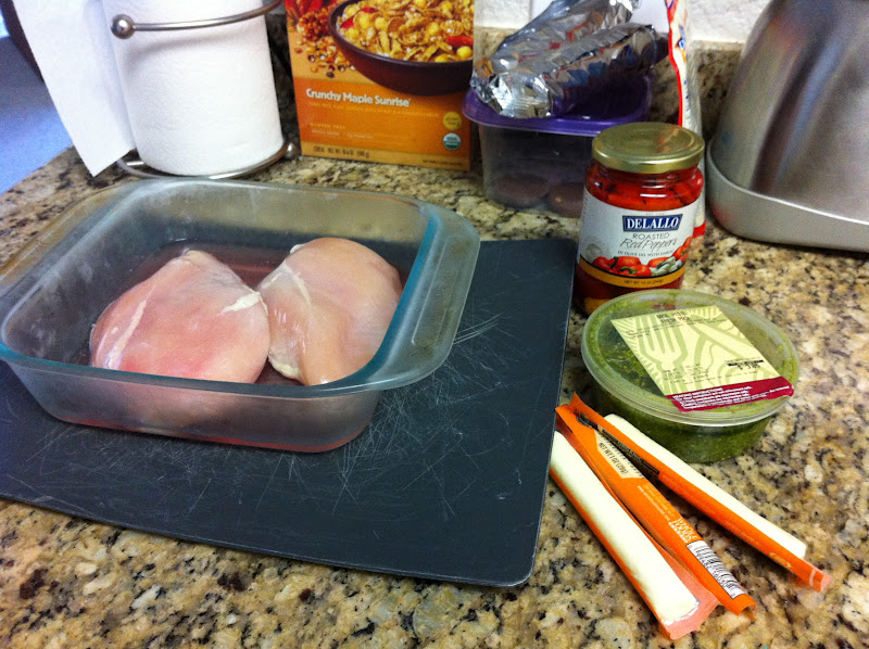 Stracciatella: Pesto Stuffed Chicken