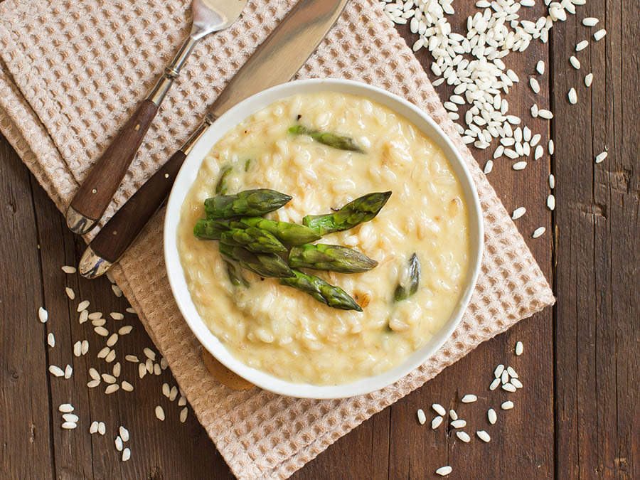 Katrinshine: Asparagus and taleggio risotto recipe