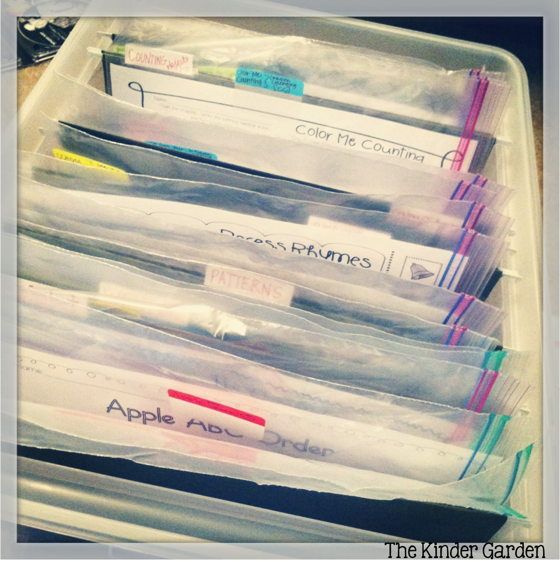 Hello Sunshine: Organizing Lesson Plans, Materials, and Center ...