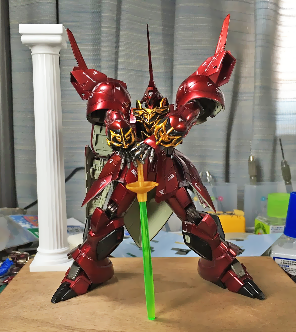 GUNDAM GUY: HG 1/144 R-GyaGya [Neo Zeon] - Custom Build