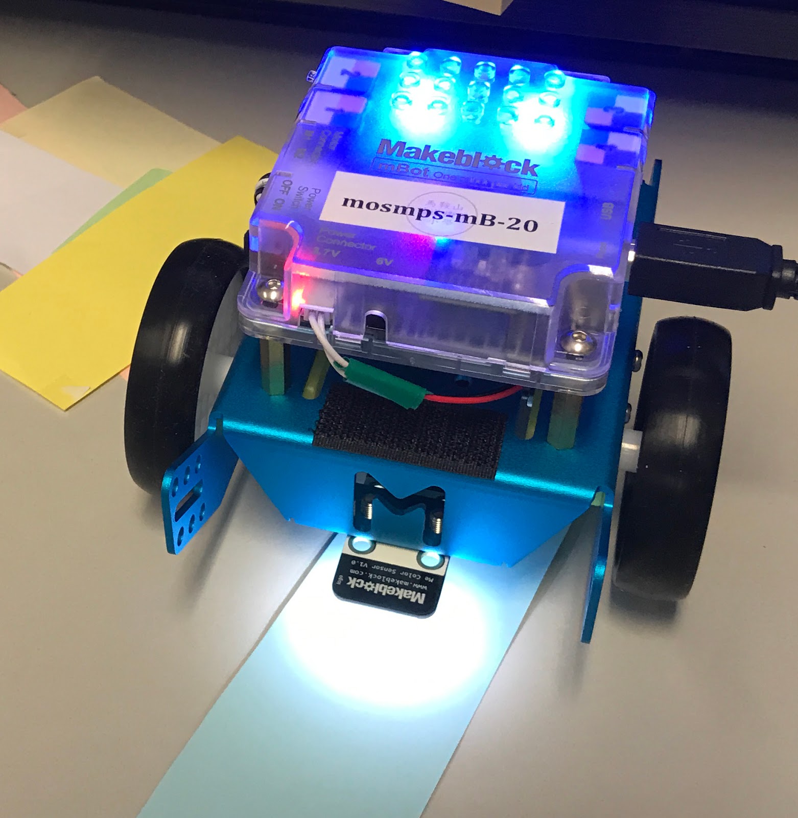 mBot與STEM的教學: Makeblock開箱：顏色辨識 Color Sensor