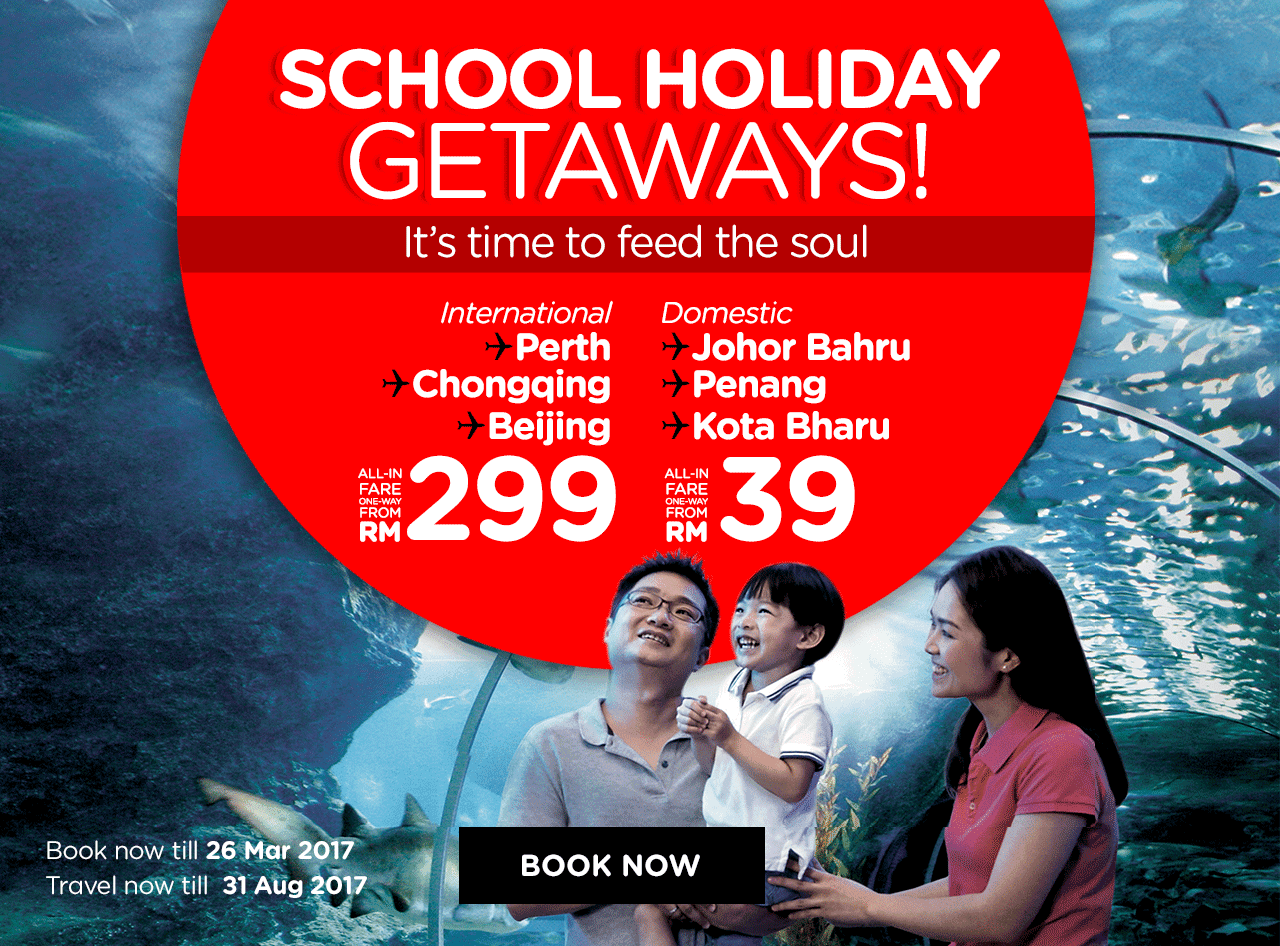 Airasia 学校假期特别促销！最低从RM39起 ! KK去台北只需RM189起 - Leesharing