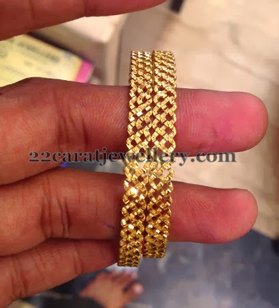 Fancy Thin Bangles - Jewellery Designs