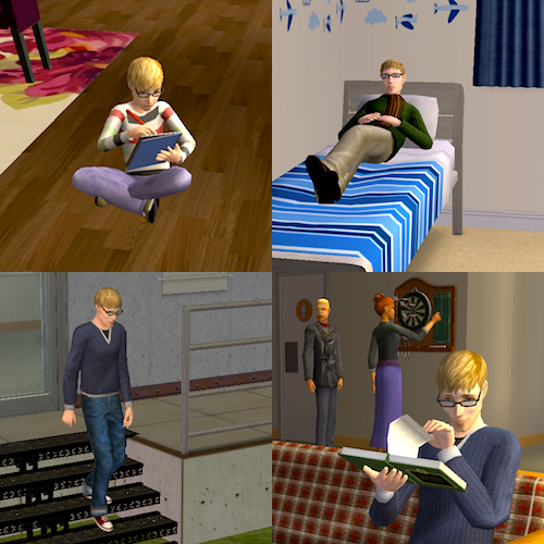 Alyssa's Sims 2 Blog: What Happened To The Broke Family: Beau & Skip Jr