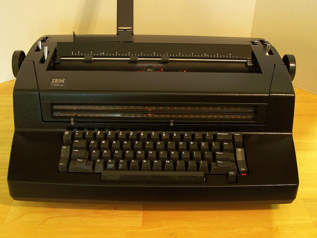 IBM Selectric Typewriters: Raven Black IBM Selectric III - SOLD