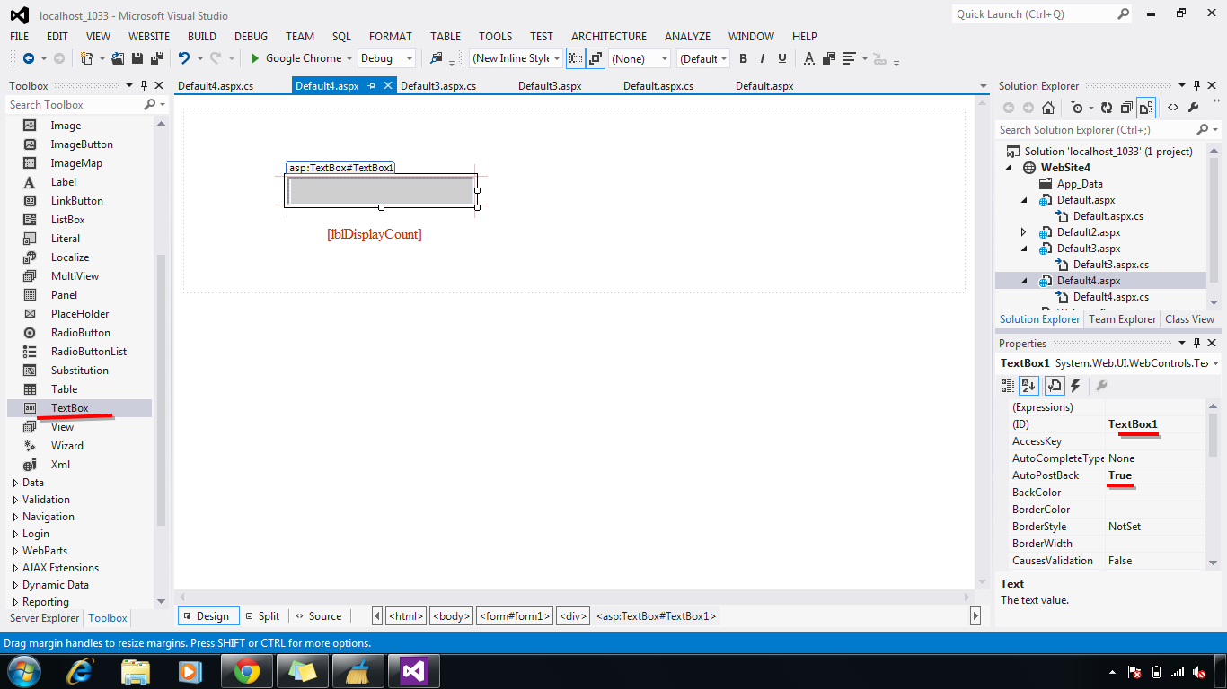 Textbox Count And Display The Number Of Character Entered In Asp C ~ Screenshotsdrizzles