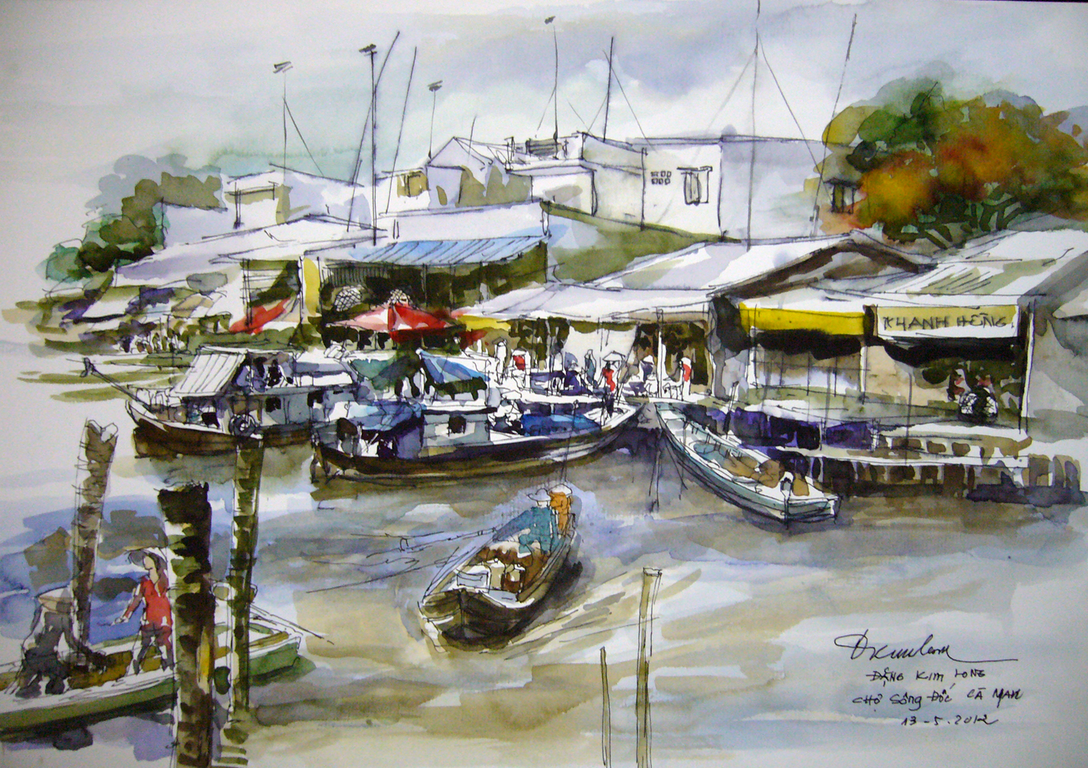 Artist DANG KIM LONG: Artist DANG KIM LONG (1955)