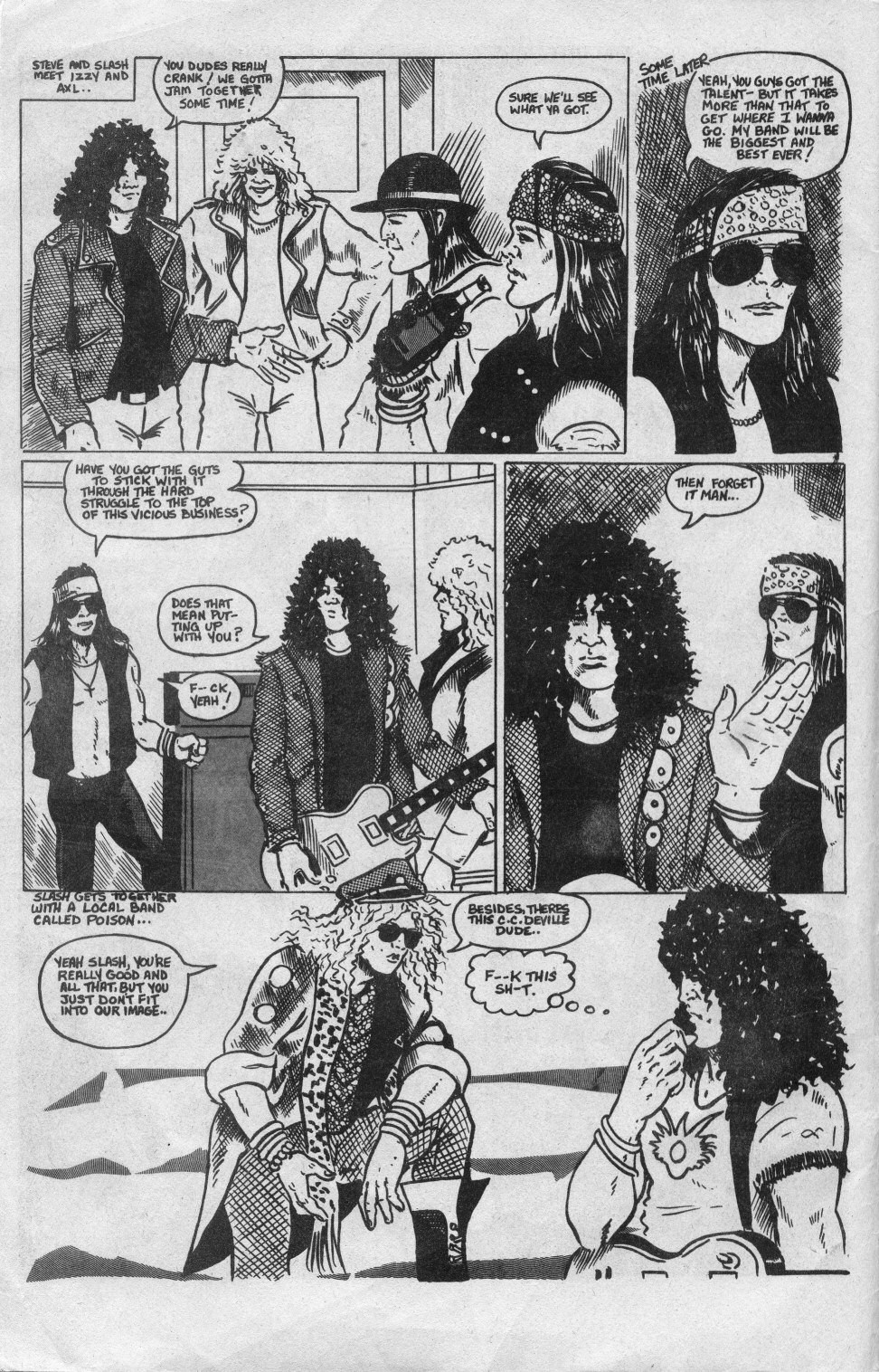 Without Warning!!!: Sunday Comic ; Guns N' Roses