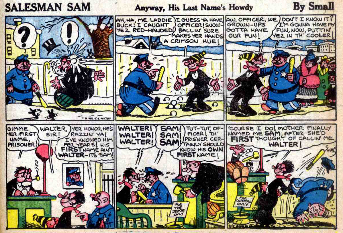 Screwball Comics: C.D. Small's Salesman Sam in the Comic Books