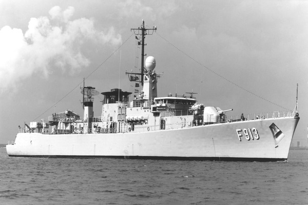 G.GYSSELS SHIPCOLLECTION: BNS WESTHINDER F 913