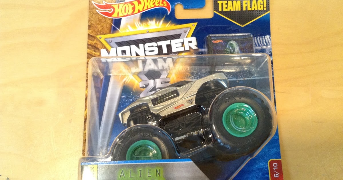 JULIAN'S HOT WHEELS BLOG: Alien Invasion Monster Jam Truck (2017 Epic ...