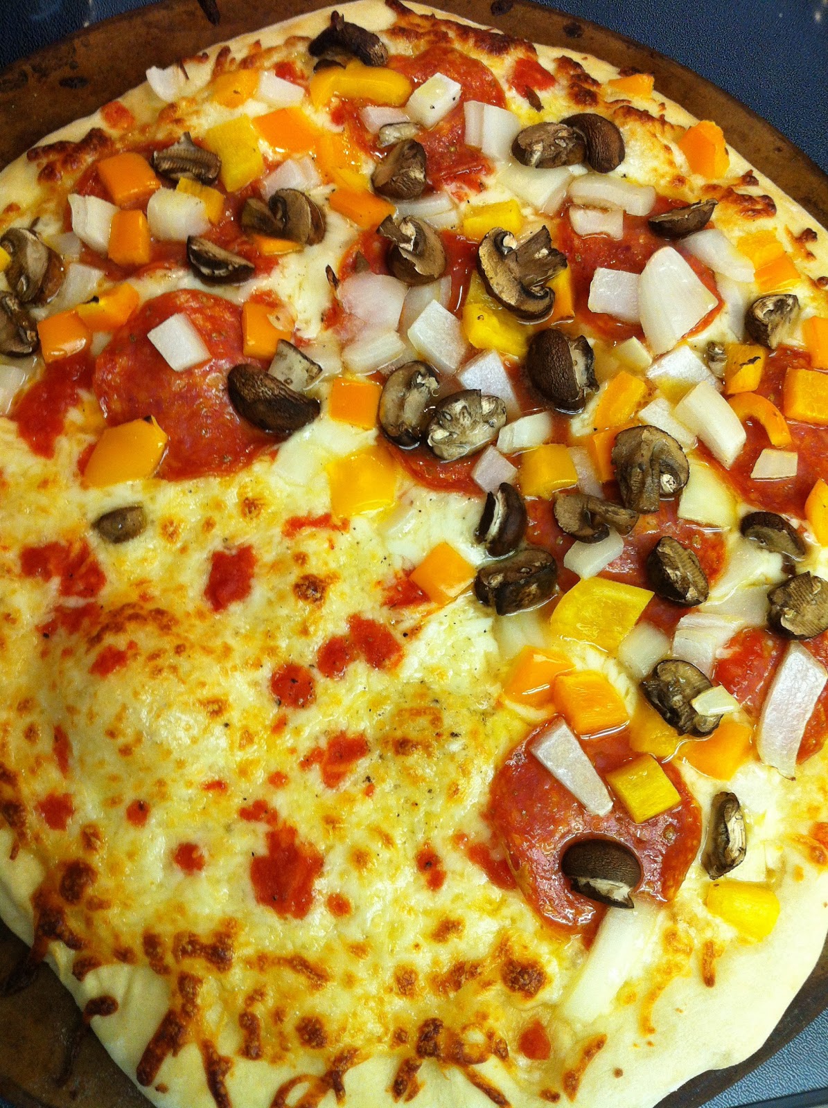 Lu Bird Baby: Homemade pizza