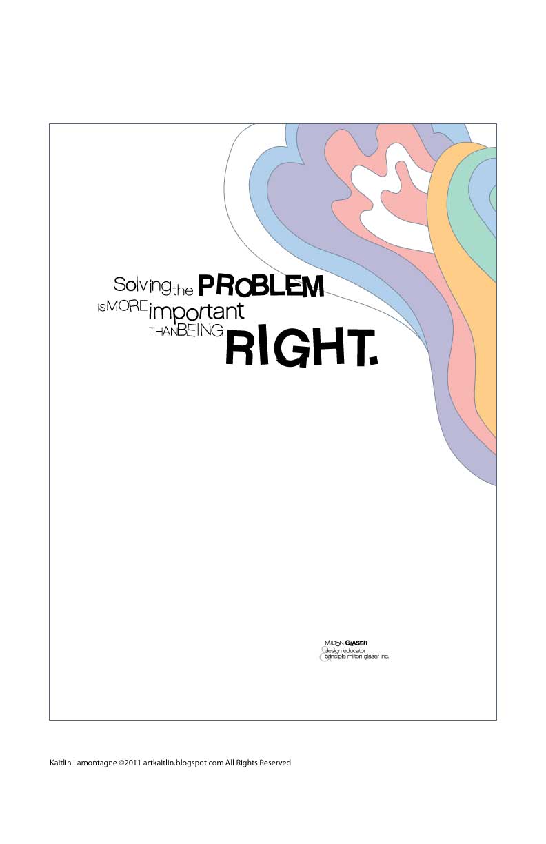 Art Kaitlin: Expressive Typography Poster