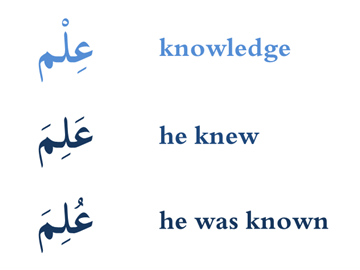 My Arabic Notes: The Algebra of Arabic Words