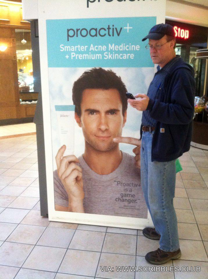 Adam Levine Proactiv Poster