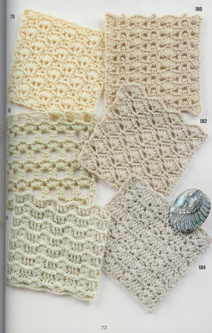 262 patrones gratis de puntos crochet