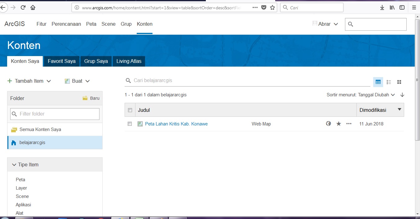 Membuat Web GIS Online - Belajar Arcgis