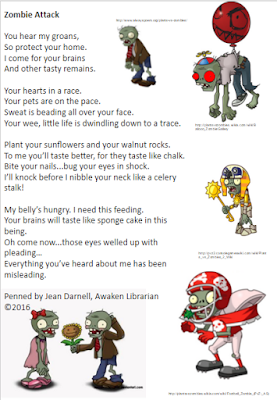 Jean Darnell: Awaken Librarian!: Plants vs. Zombies Poetry Smash