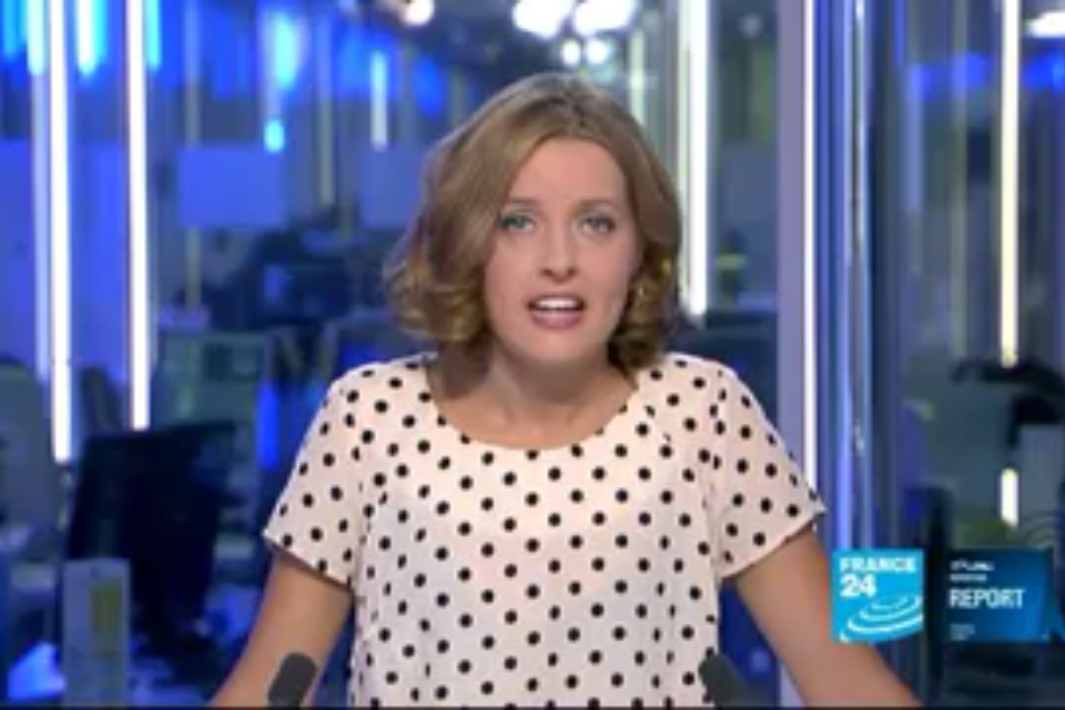 vuesalatele: 2012 01 12 @22H00 - LAURA BAINES, FRANCE 24, PARIS DIRECT