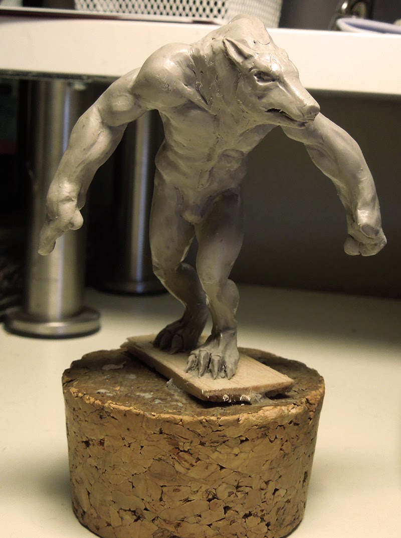 Tutorial: Sculpting a Werewolf - part A | planetFigure | Miniatures