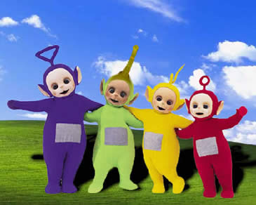 Aquellos maravillosos años: Tinky Winky, Dipsy, Laa-Laa y Po