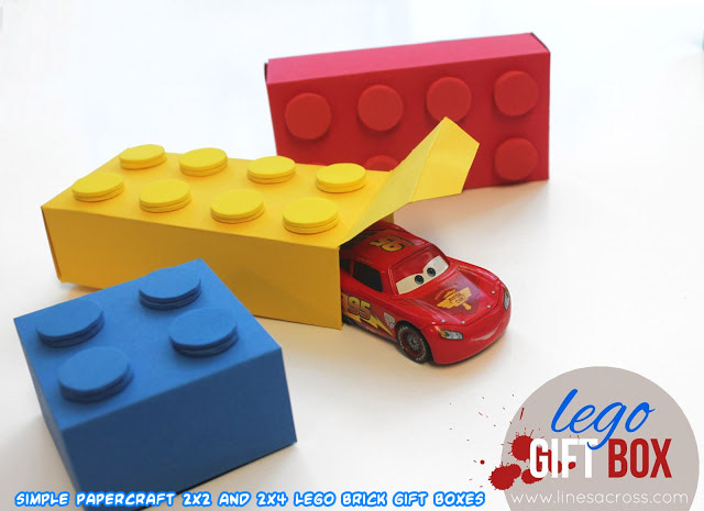 Ninjatoes' papercraft weblog: Simple papercraft LEGO brick gift boxes
