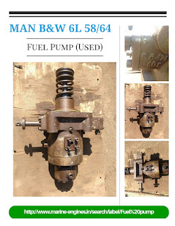 MAN B&W 6L 58/64 Fuel Pump | Ship Machinery | Used Recondition
