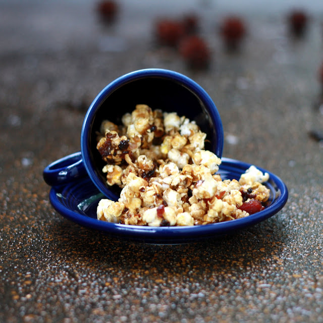 Bacon Bourbon Caramel Popcorn