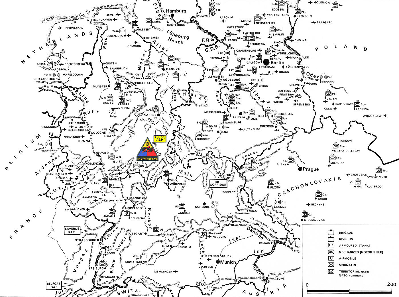 Red Star, White Star : Warsaw Pact Deployment on the Central Front II