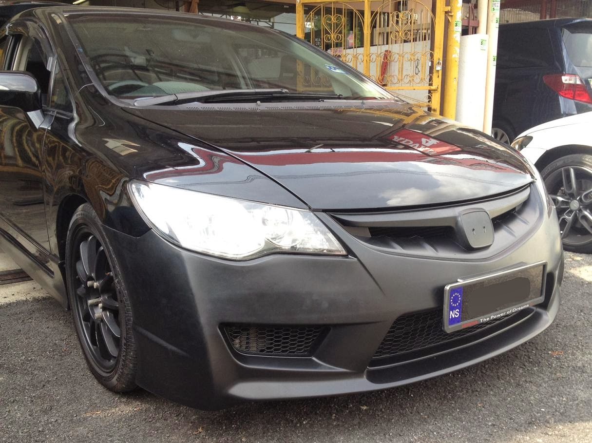 MING HONG MOTORSPORT : HONDA CIVIC FD 1/2 TYPE-R BODYKIT (PP)