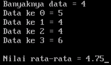 Dasar Pemrograman Komputer: Menghitung nilai rata-rata dengan ...