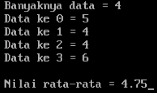 Dasar Pemrograman Komputer: Menghitung nilai rata-rata dengan ...