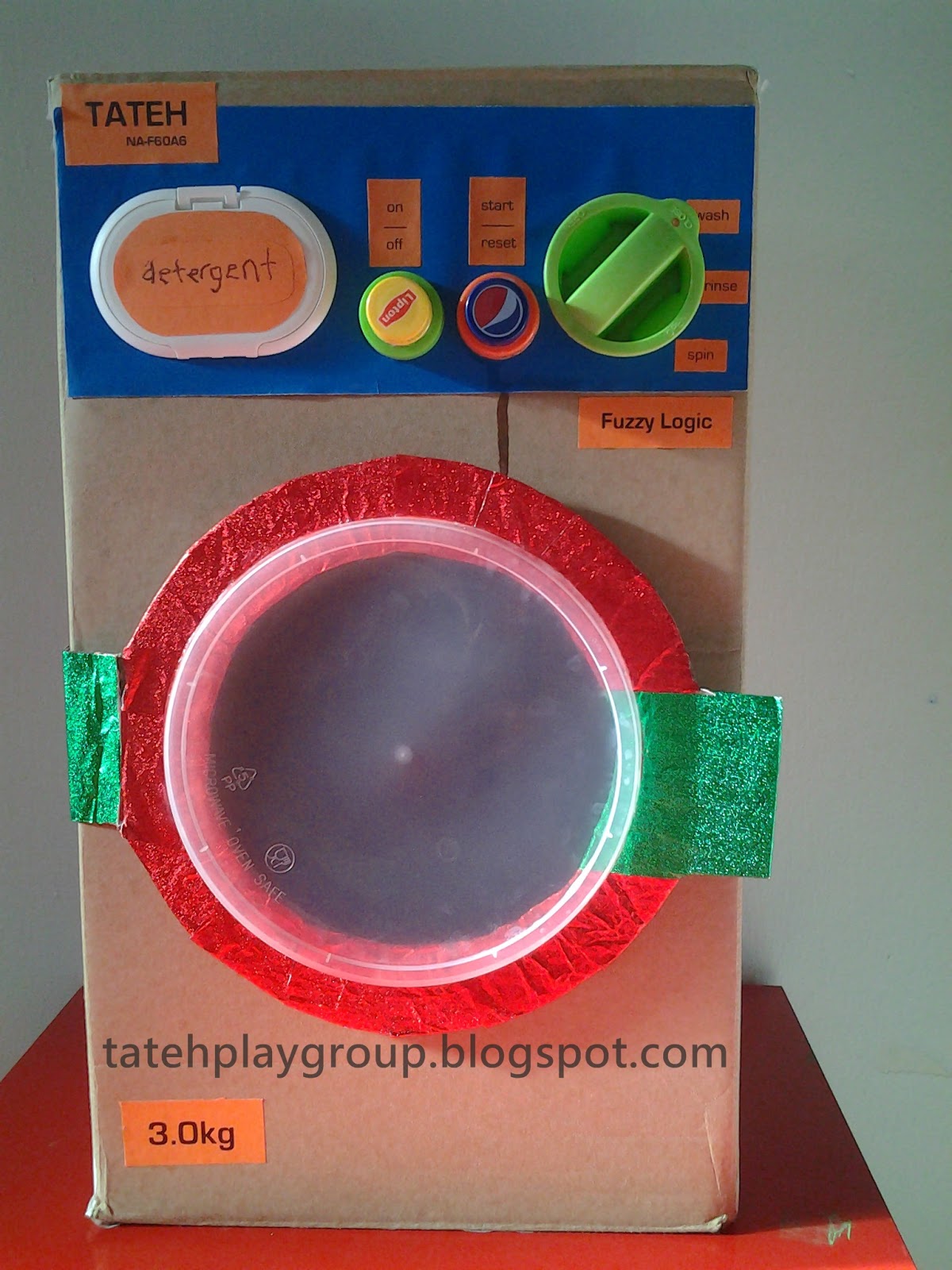 [ TATEH PLAYGROUP ]: Craft Project : Washing Machine Fun