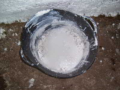 Como apagar cal para pintar y desinfectar